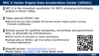 Accelerating Spark MLlib and DataFrame with Vector Processor “SX-Aurora TSUBASA” | PDF