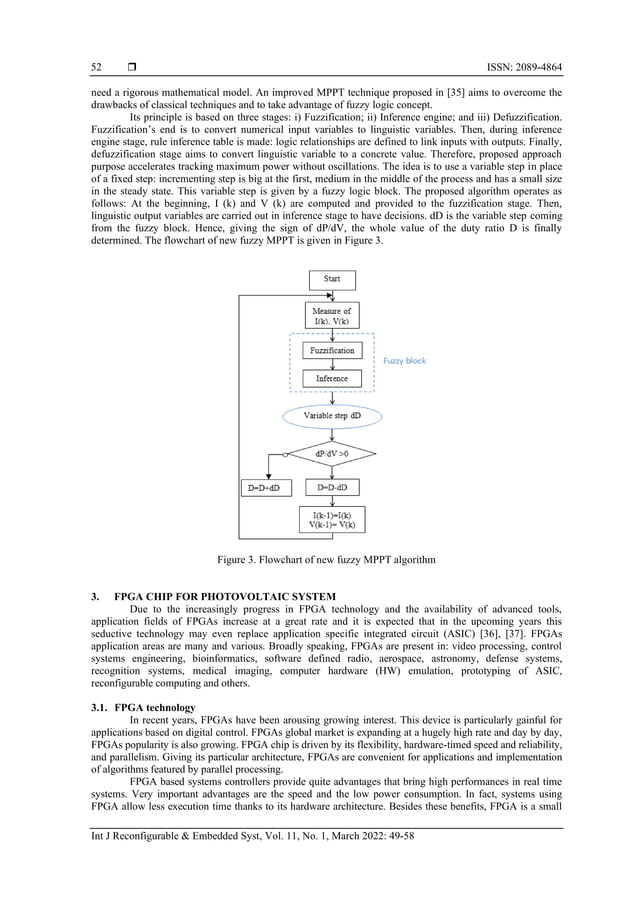 Fuzzy-based MPPT algorithm implementation on FPGA chip for multi-channel photovoltaic system | PDF