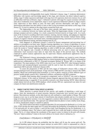 Alzheimer’s diseases classification using YOLOv2 object detection technique | PDF