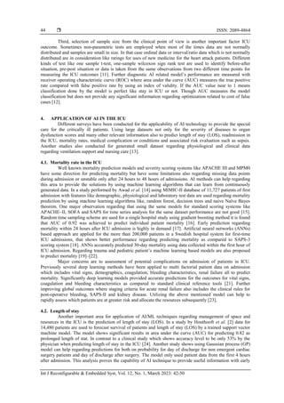 Application of artificial intelligence techniques in the intensive care ...