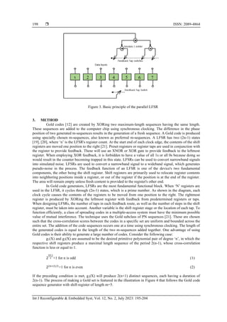 Reconfigurable linear feedback shift register for wireless communication and coding | PDF