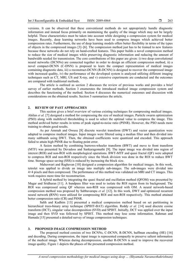 A novel compression methodology for medical images using deep learning ...