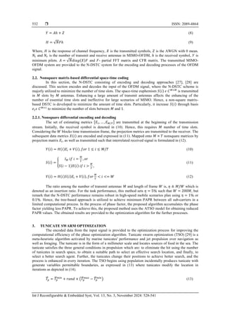 Adaptive tunicate swarm optimization with partial transmit sequence for phase optimization in ...