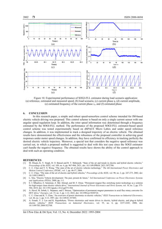 Experimental implementation of low-cost and robust sensorless control based on SOGI-FLL ...