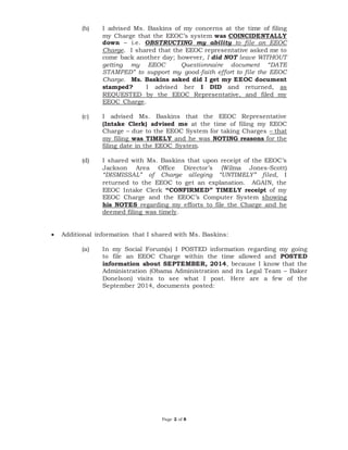 052215-FAX TO DELNER THOMAS & BENNIE THOMPSON. | PDF