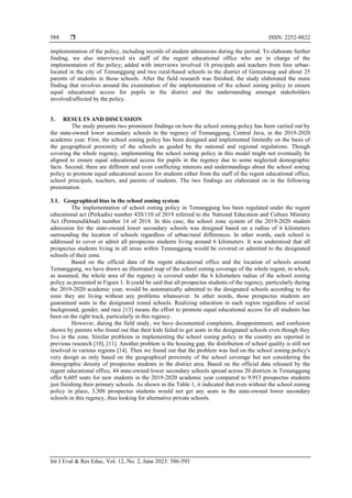 School zoning and equal education access in Indonesia | PDF