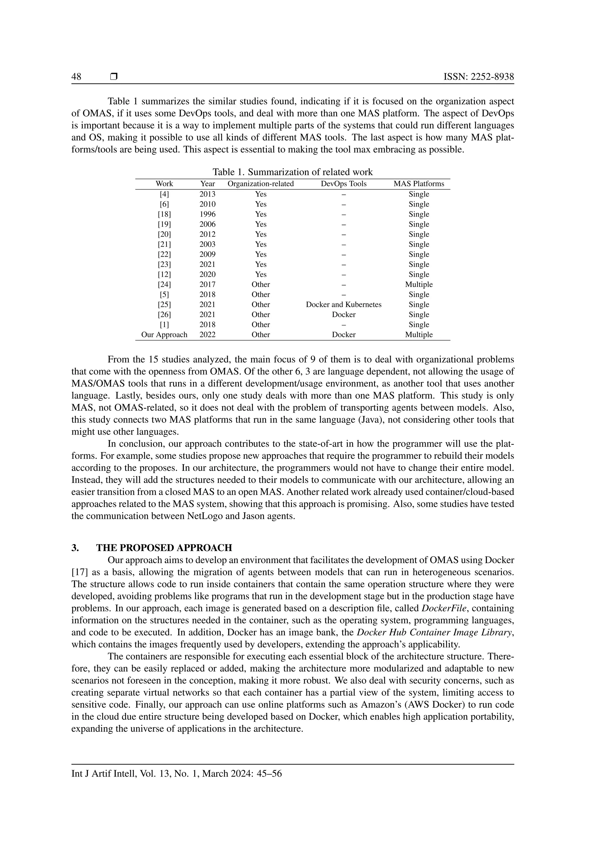 Towards a Docker-based architecture for open multi-agent systems | PDF