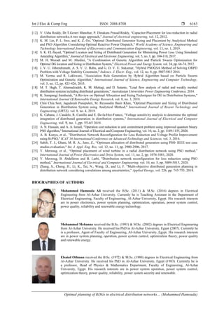 Optimal planning of RDGs in electrical distribution networks using hybrid SAPSO algorithm | PDF