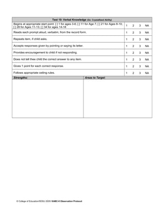 05229 kabc-2 observation | DOC | Education