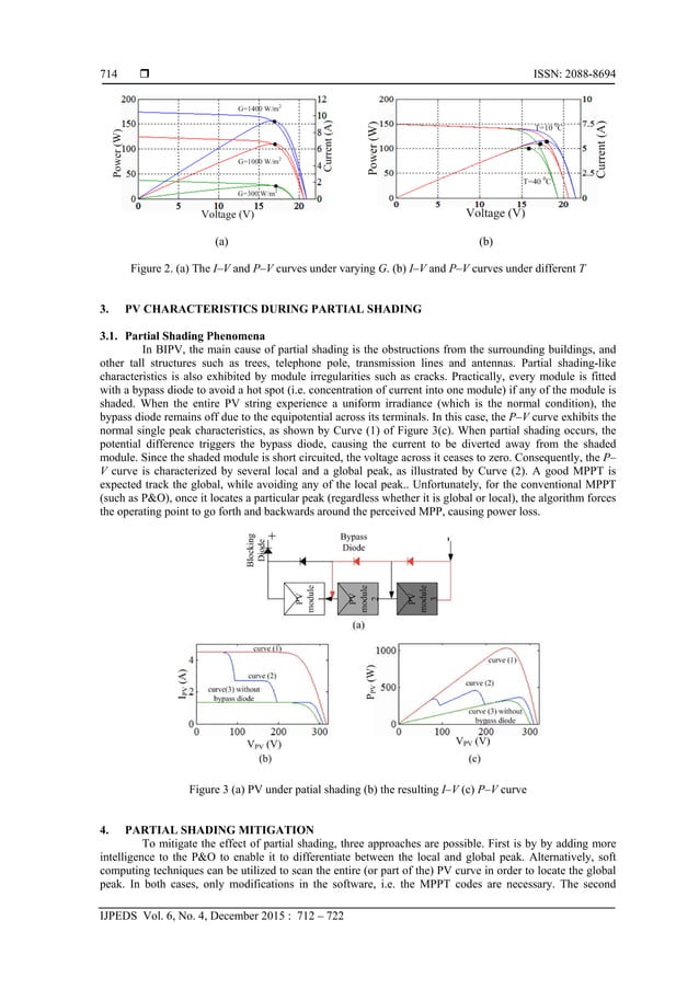 Partial Shading In Building Integrated Pv System Causes Effects And Mitigating Techniques Pdf