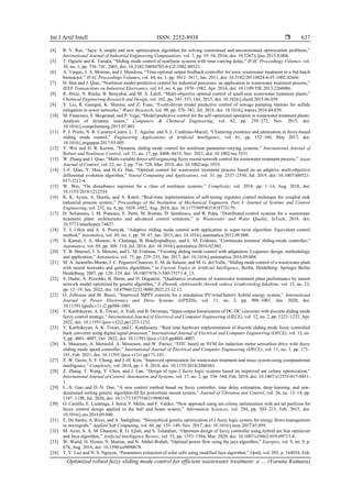 Optimized robust fuzzy sliding mode control for efficient wastewater ...