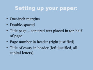 APA style guide powerpoint | PPT