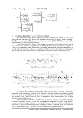 Enhanced dynamic performance of grid feeding distributed generation under variable grid ...