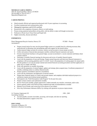 MGM Resume | DOC