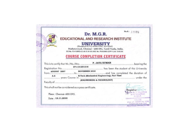 B Tech_1_certificate | PDF
