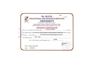 B Tech_1_certificate | PDF