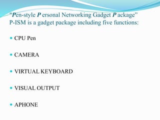 5-Pen-PC-Technology-Presentation | PPTX | Computer Peripherals | Computing