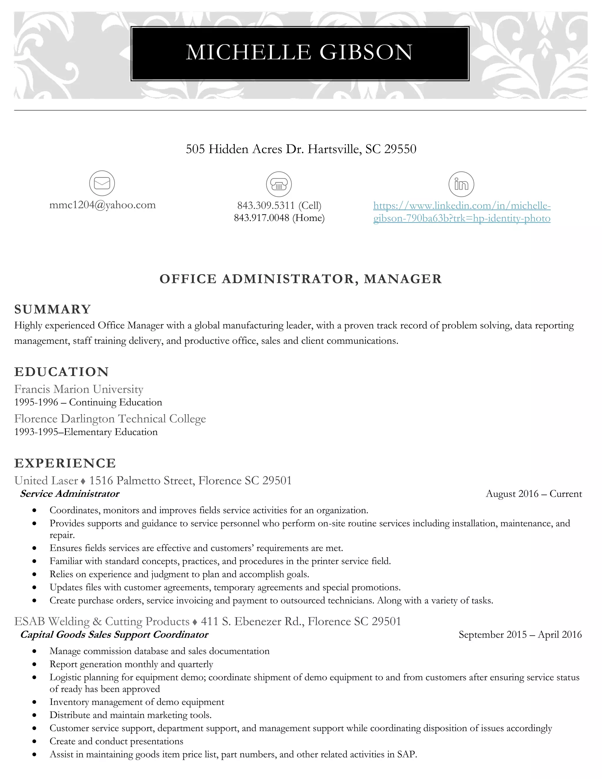 2016 Resume_MG | PDF
