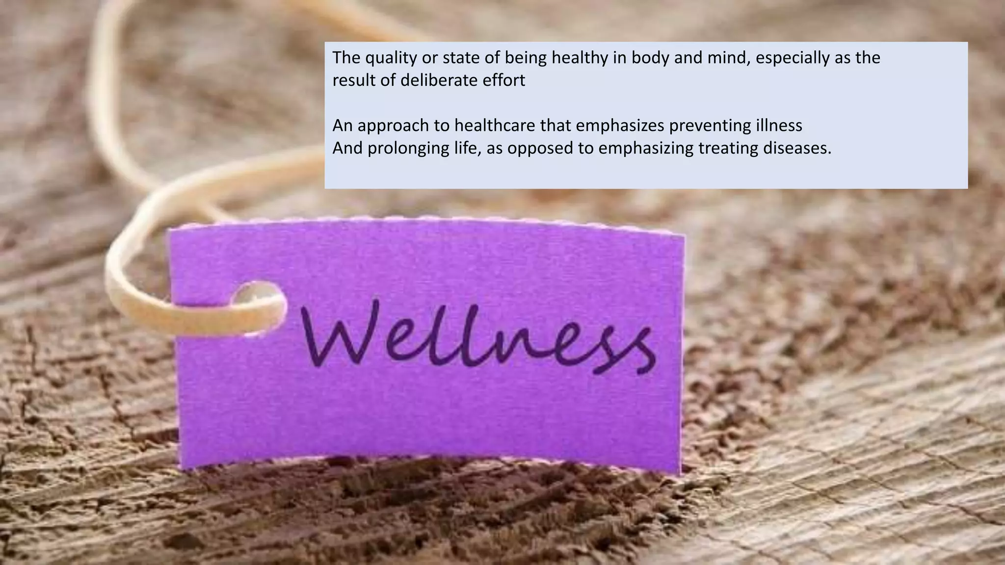 Wellness Introduction | PPTX