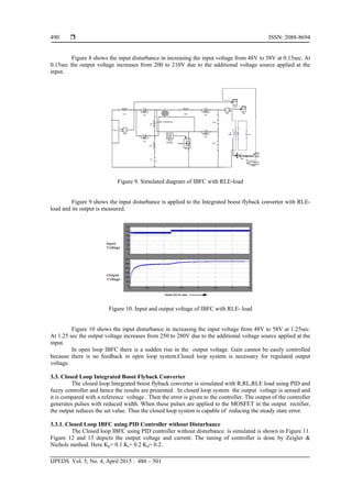 A Comparative Analysis of Integrated Boost Flyback Converter using PID and Fuzzy Controller | PDF