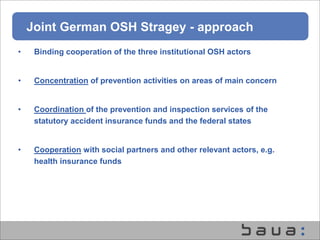 ICOH 2015 - EU OSH Strategies and national examples | PPT