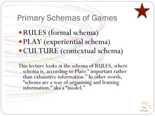 Week Five, Game Design | PPT