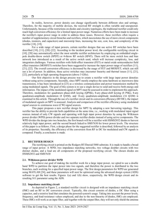 High-efficiency 2.45 and 5.8 GHz dual-band rectifier design with ...