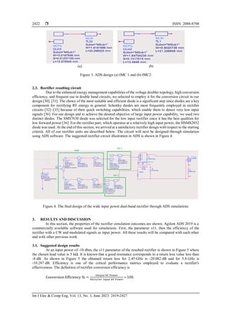 High-efficiency 2.45 and 5.8 GHz dual-band rectifier design with ...
