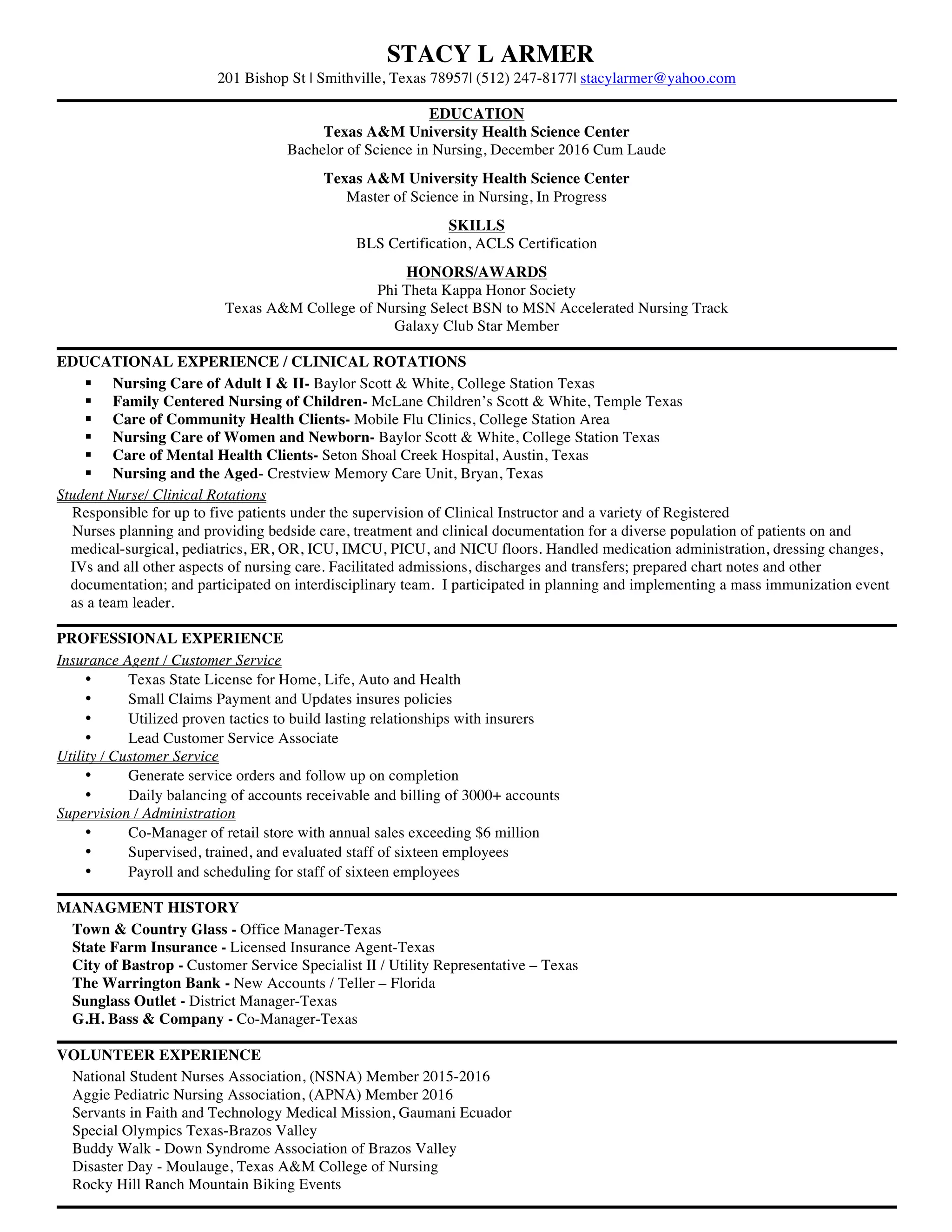 Stacy_Armer_Nurse_Resume | PDF
