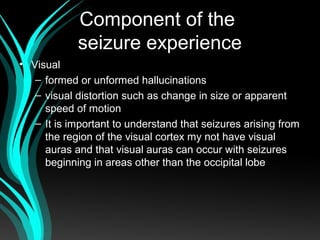 052 Diagnosis and classication of seizure and epilepsy | PPT