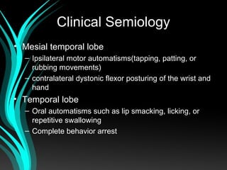 052 Diagnosis and classication of seizure and epilepsy | PPT