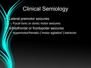 052 Diagnosis and classication of seizure and epilepsy | PPT