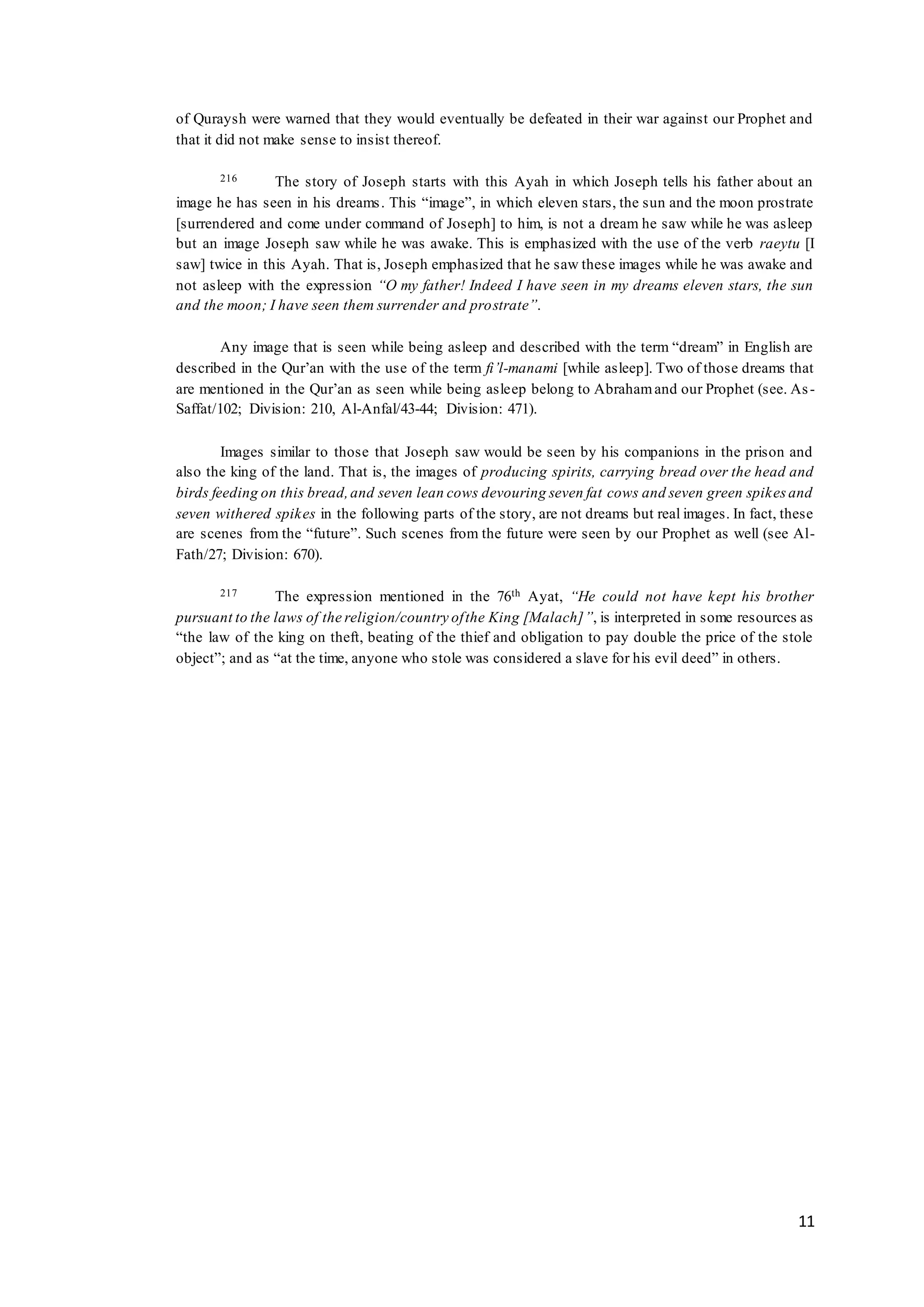 053 surah yusuf (joseph) | DOCX | Islam | Religion & Spirituality