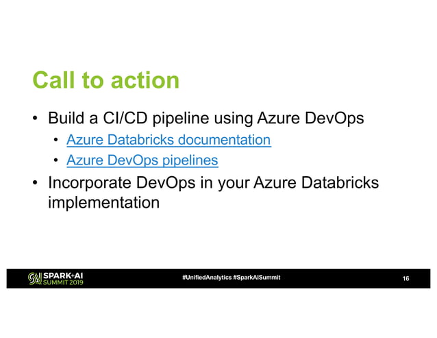 Devops For Applications In Azure Databricks Creating Continuous Integration Pipelines On Azure 7066
