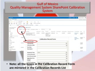 QMS Calibration Powerpoint | PPTX