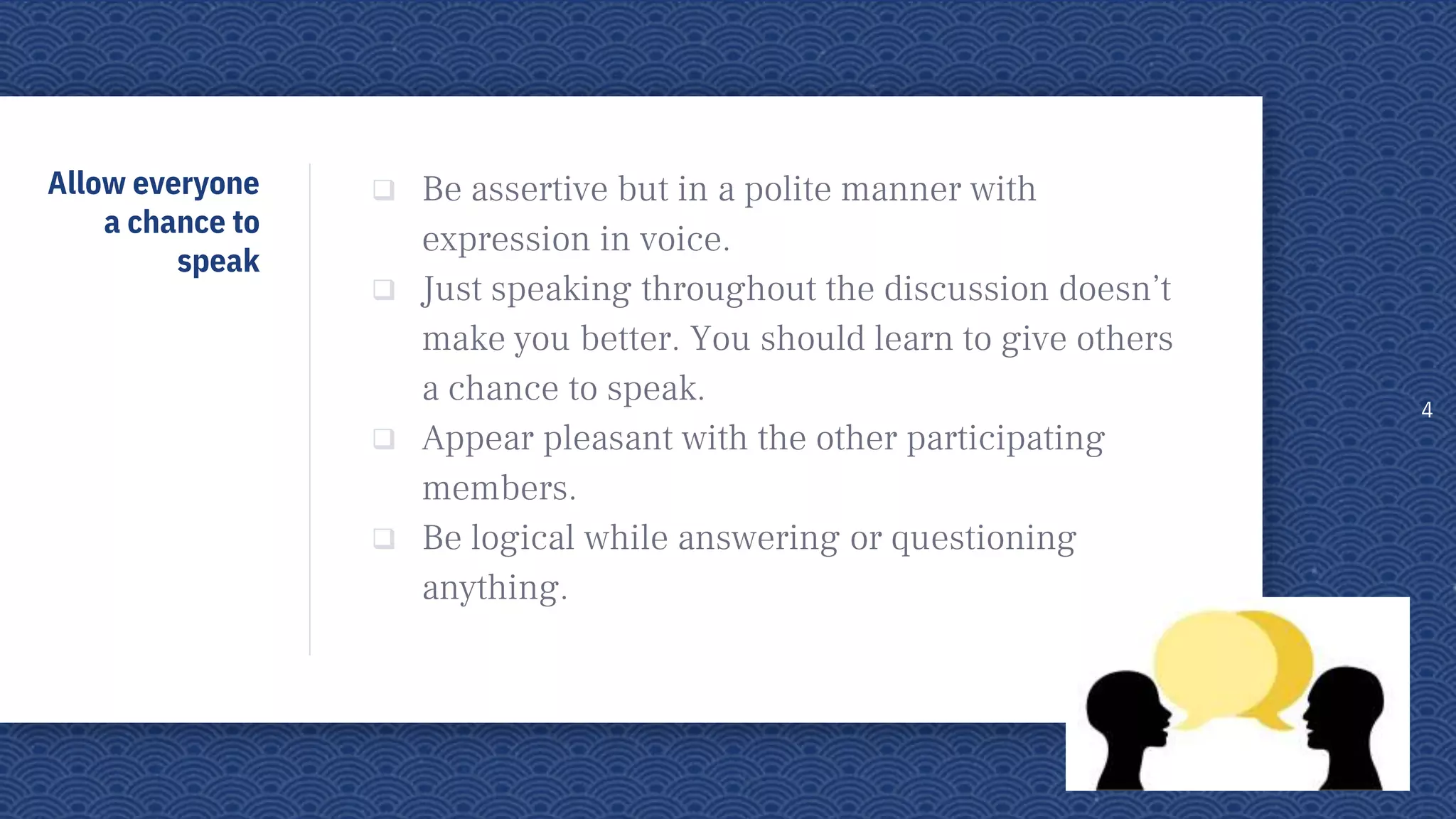 Rules of Group Discussion | PPTX