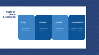 Rules of Group Discussion | PPTX