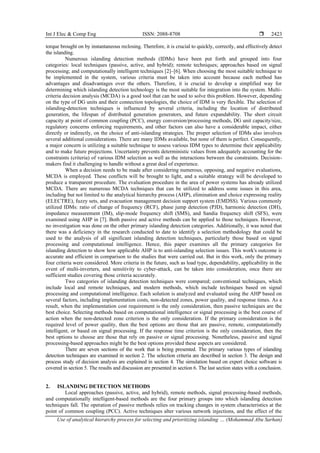 Use of analytical hierarchy process for selecting and prioritizing islanding detection methods ...