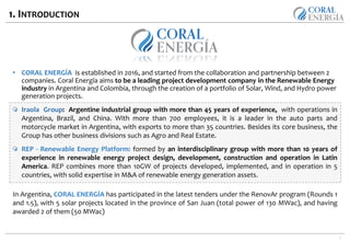 Coral Energía - Company Profile | PPT