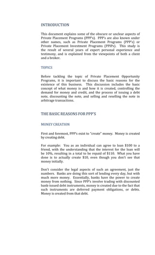 Explanation of PPP | PDF