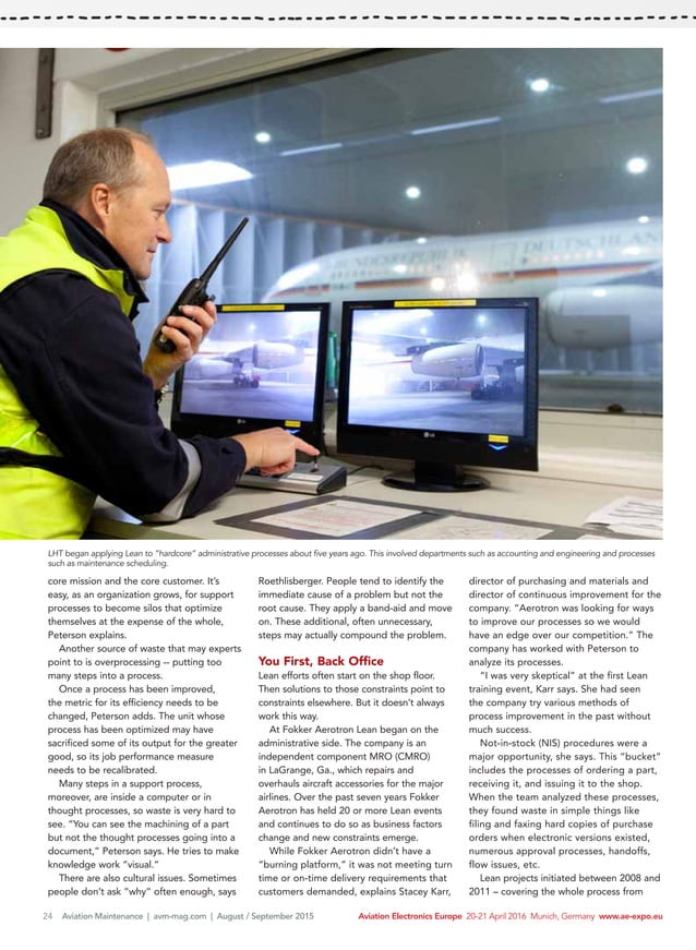 Lean MRO Office AVM | PDF