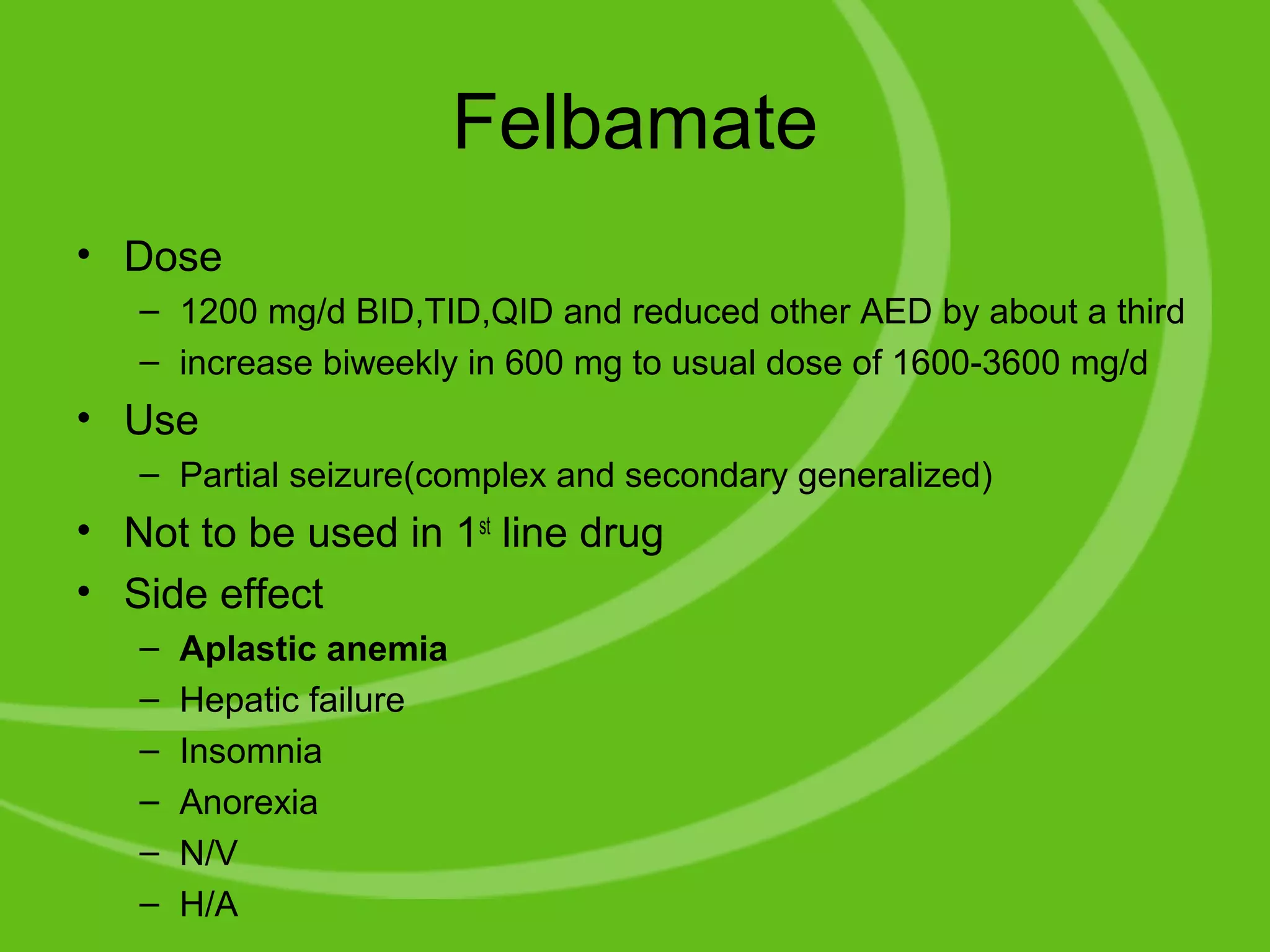 053 Antiepileptic medication principle of clinical use | PPT