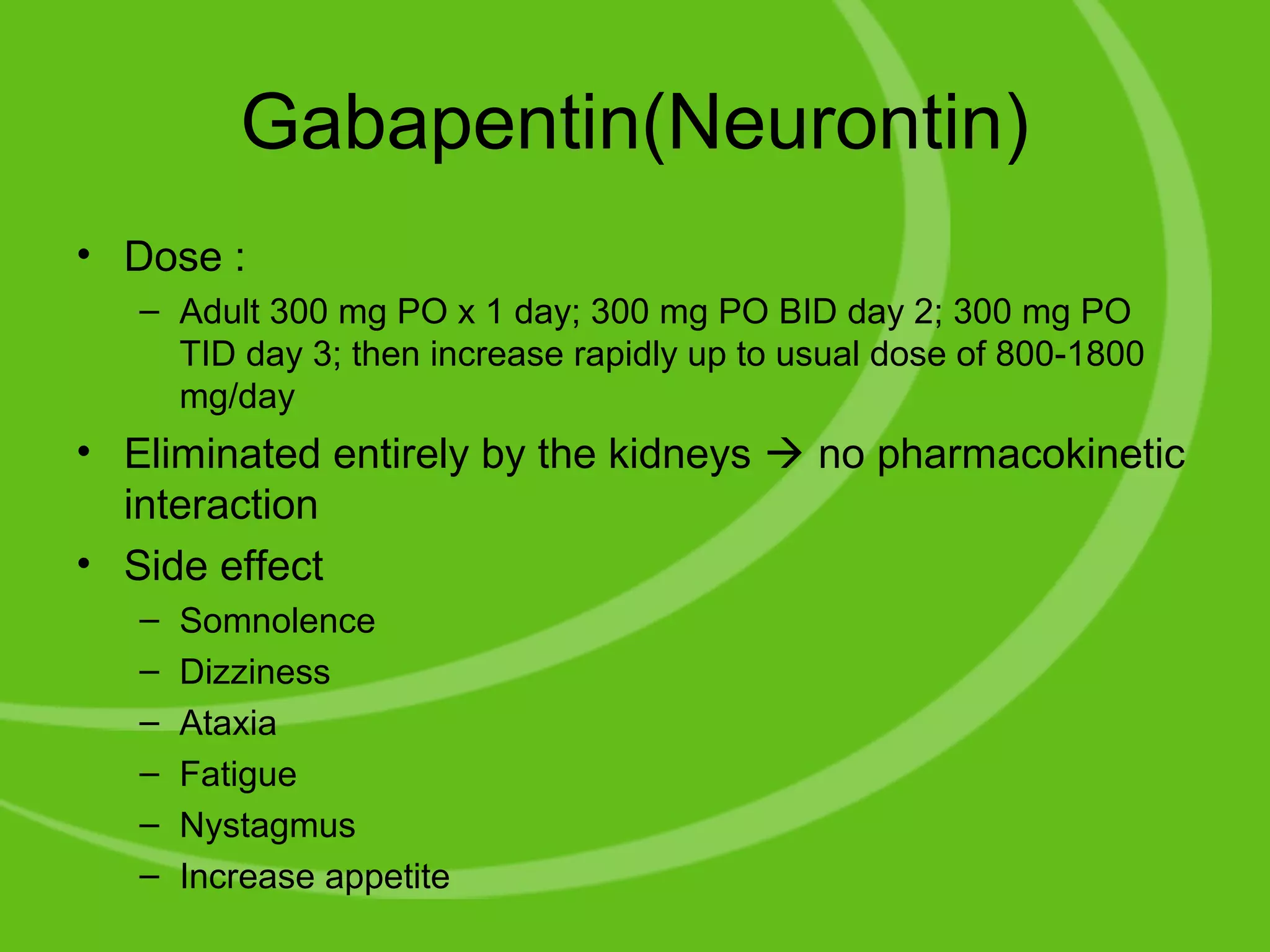 053 Antiepileptic medication principle of clinical use | PPT