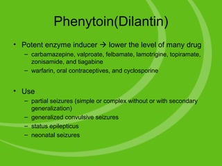 053 Antiepileptic medication principle of clinical use | PPT