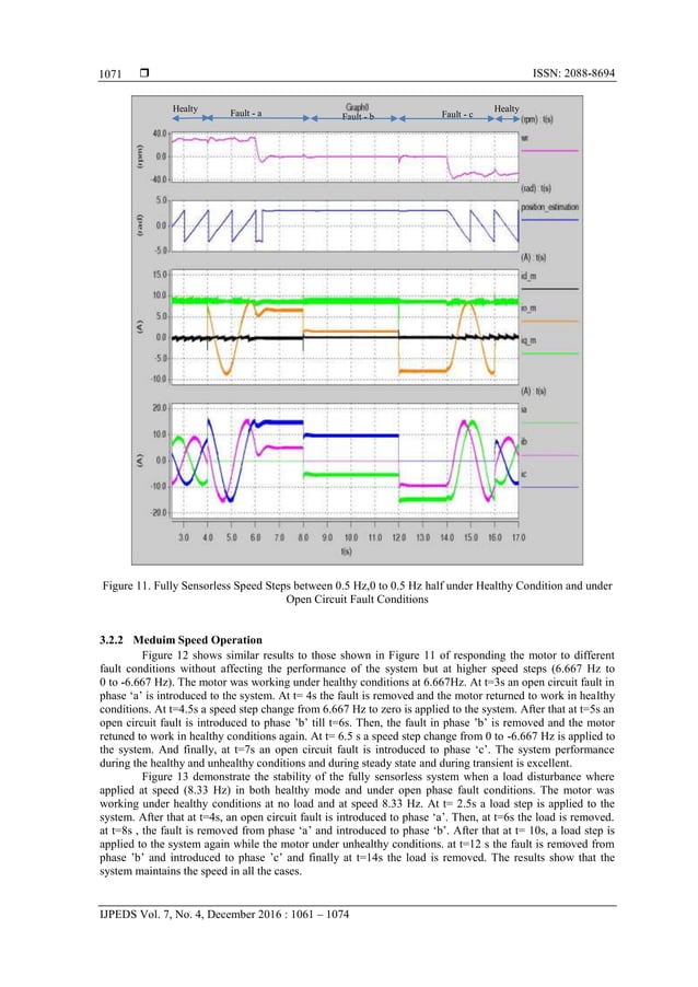 Sensorless Control of a Fault Tolerant PMSM Drives in Case of Single-Phase Open Circuit Fault | PDF