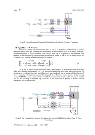 Sensorless Control of a Fault Tolerant PMSM Drives in Case of Single-Phase Open Circuit Fault | PDF