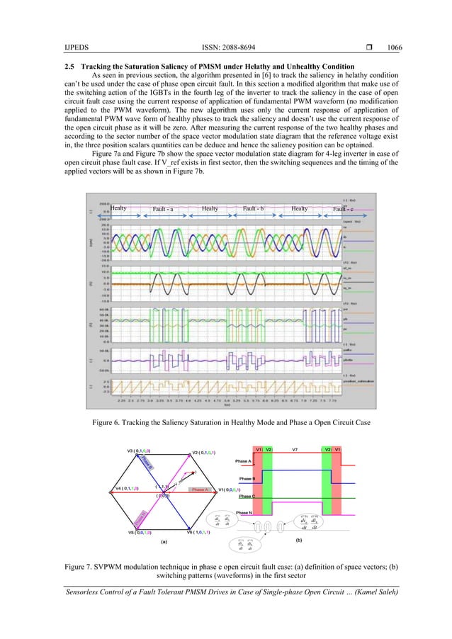 Sensorless Control of a Fault Tolerant PMSM Drives in Case of Single-Phase Open Circuit Fault | PDF
