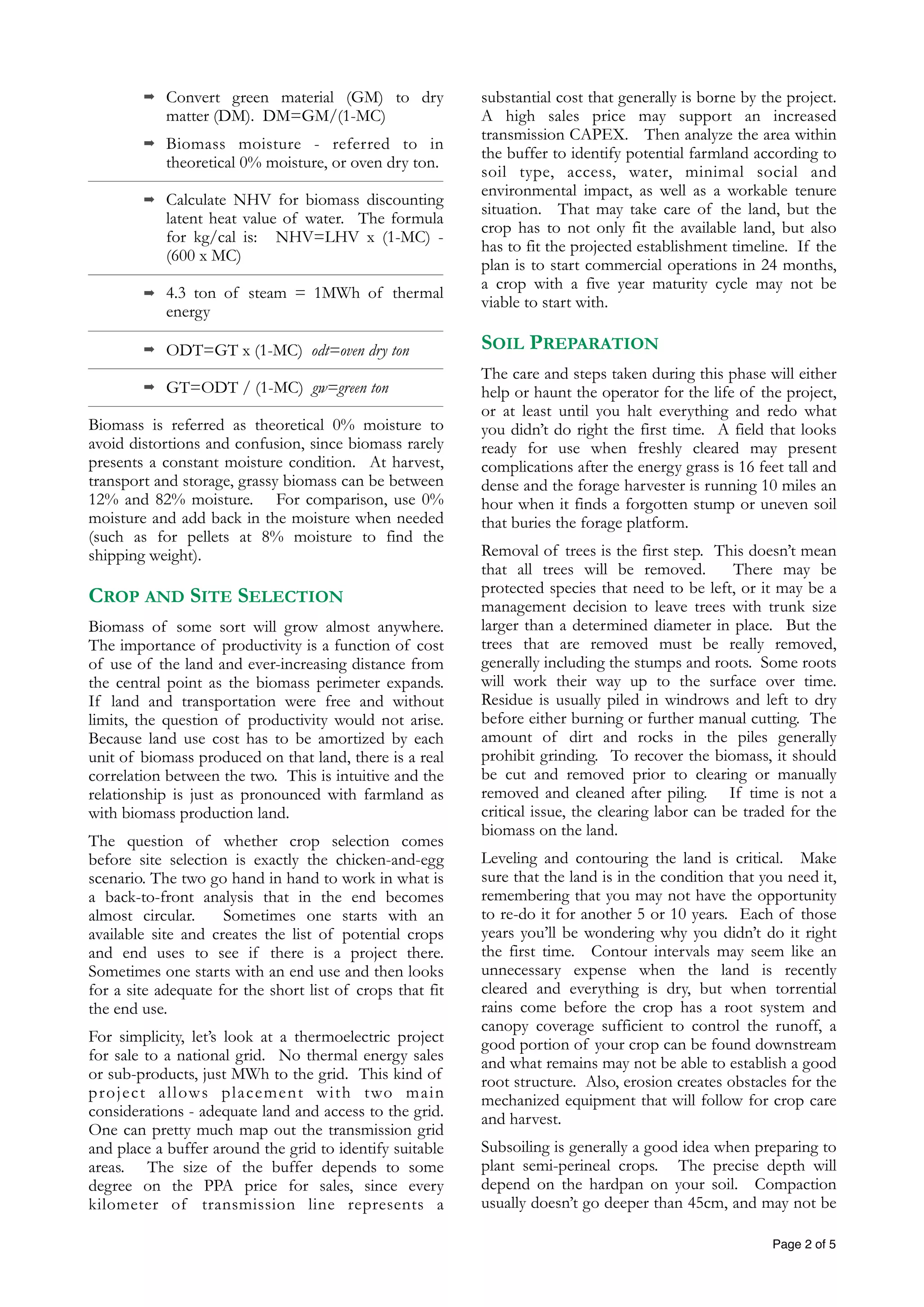 Biomass Projects | PDF