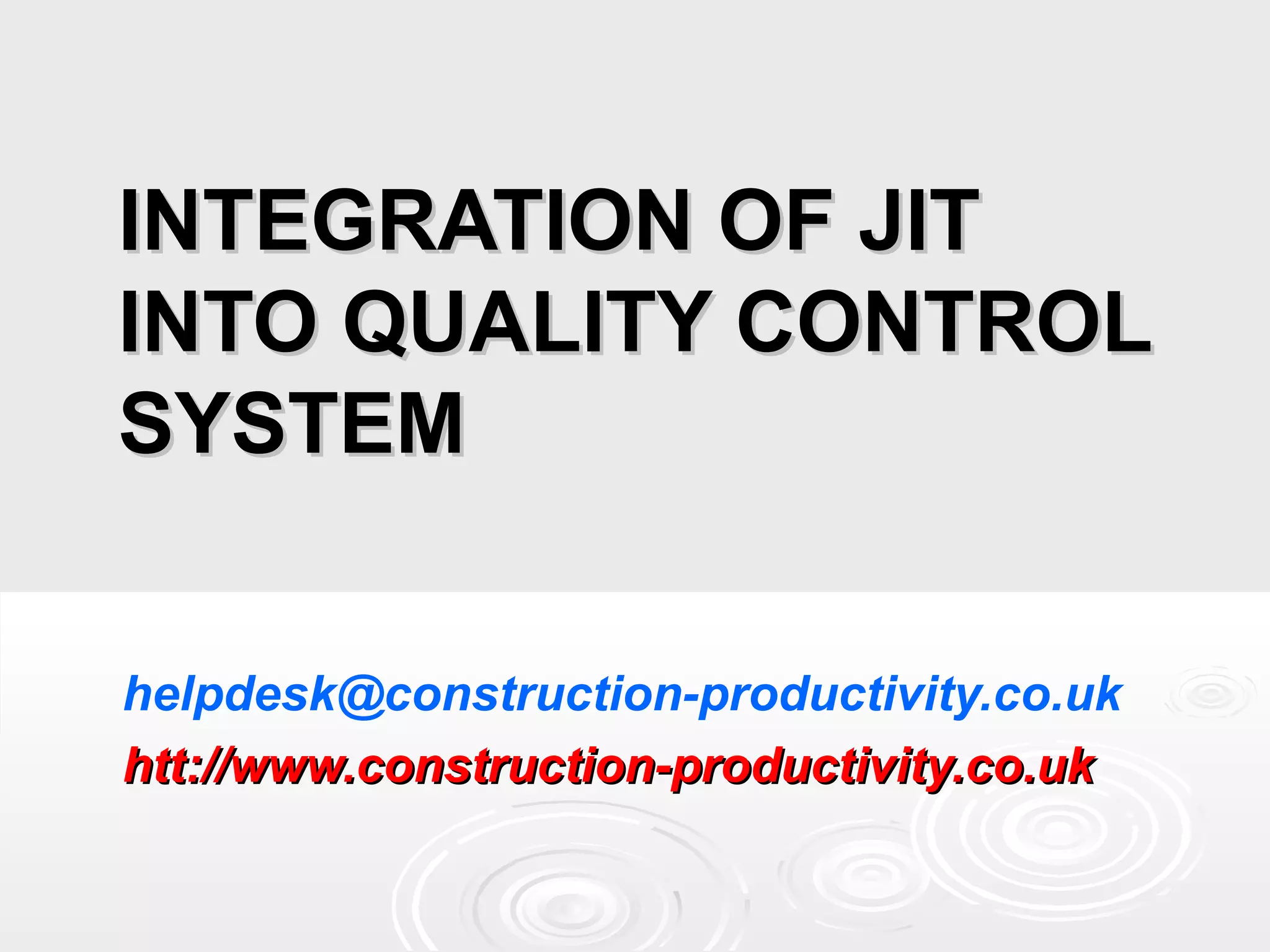 054 jit and quality management system | PPT