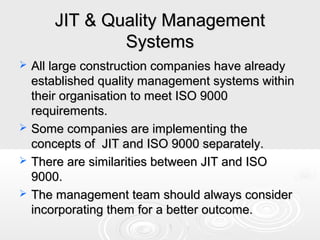 054 jit and quality management system | PPT